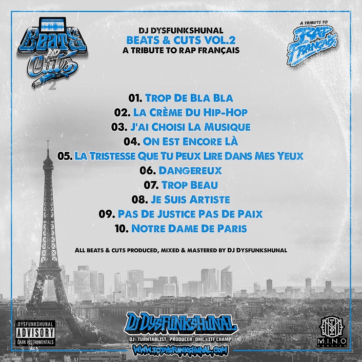 DJ Dysfunkshunal – Beats & Cuts Vol. 2: A Tribute To Rap Fran ç ais ...